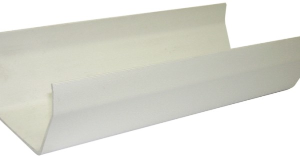 Square Line Gutter 2M - White - 2551433