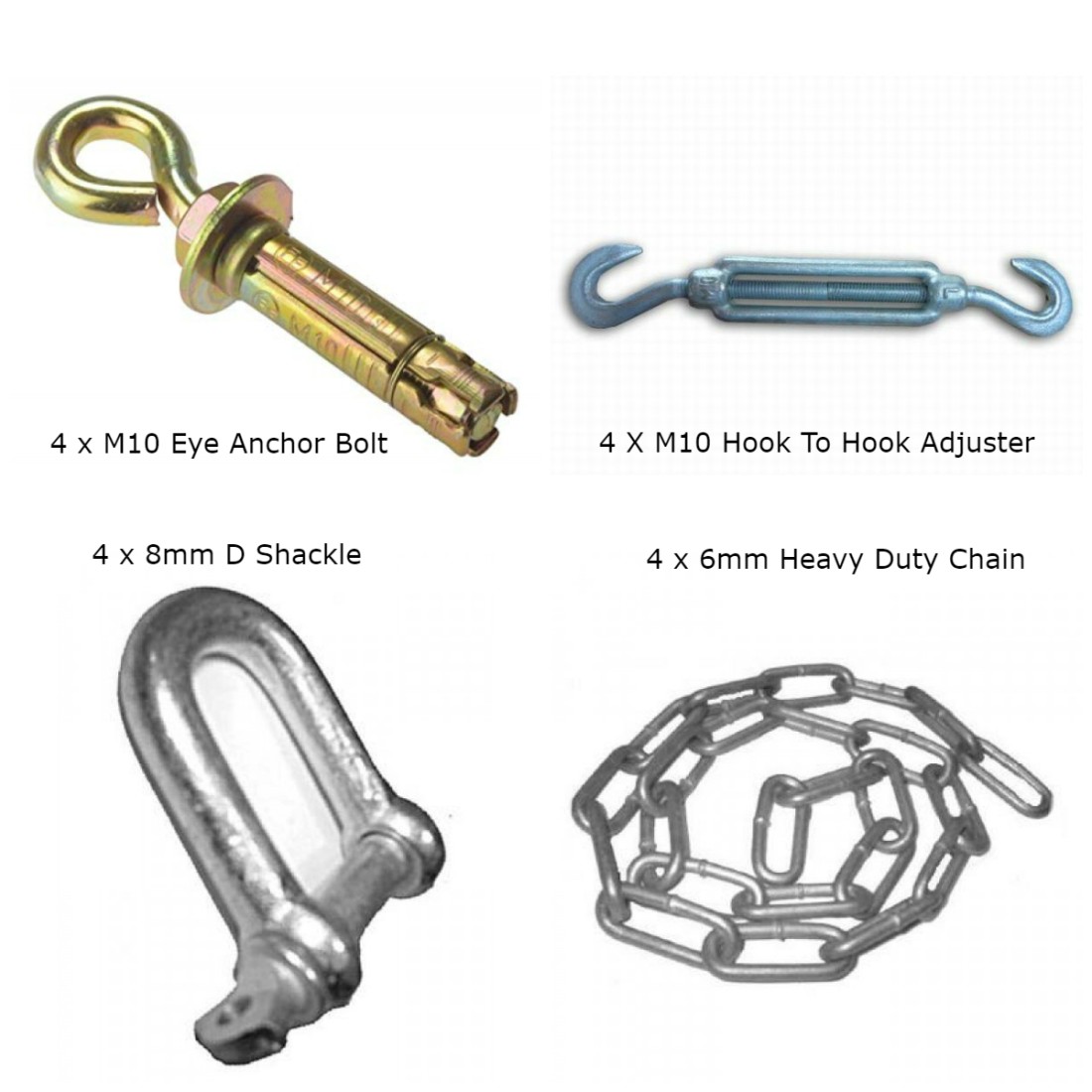 Chain Down Kit For Concrete Base - 1680852/CB