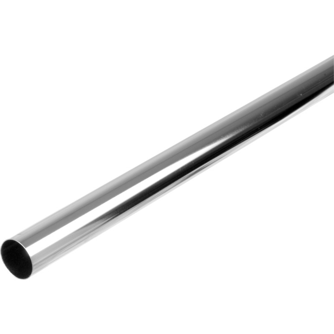 Chrome Wardrobe Rail 19mm 1200mm Long - UNI203
