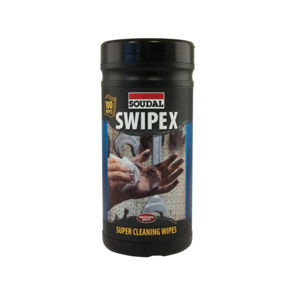 Soudal Swipex Wipes 100 Tub - 113551