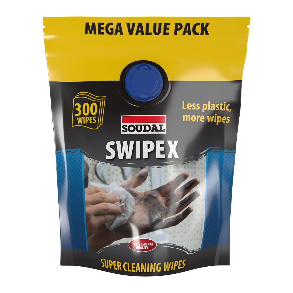 Soudal Swipex Wipes Mega Value 300 Pack - 158898