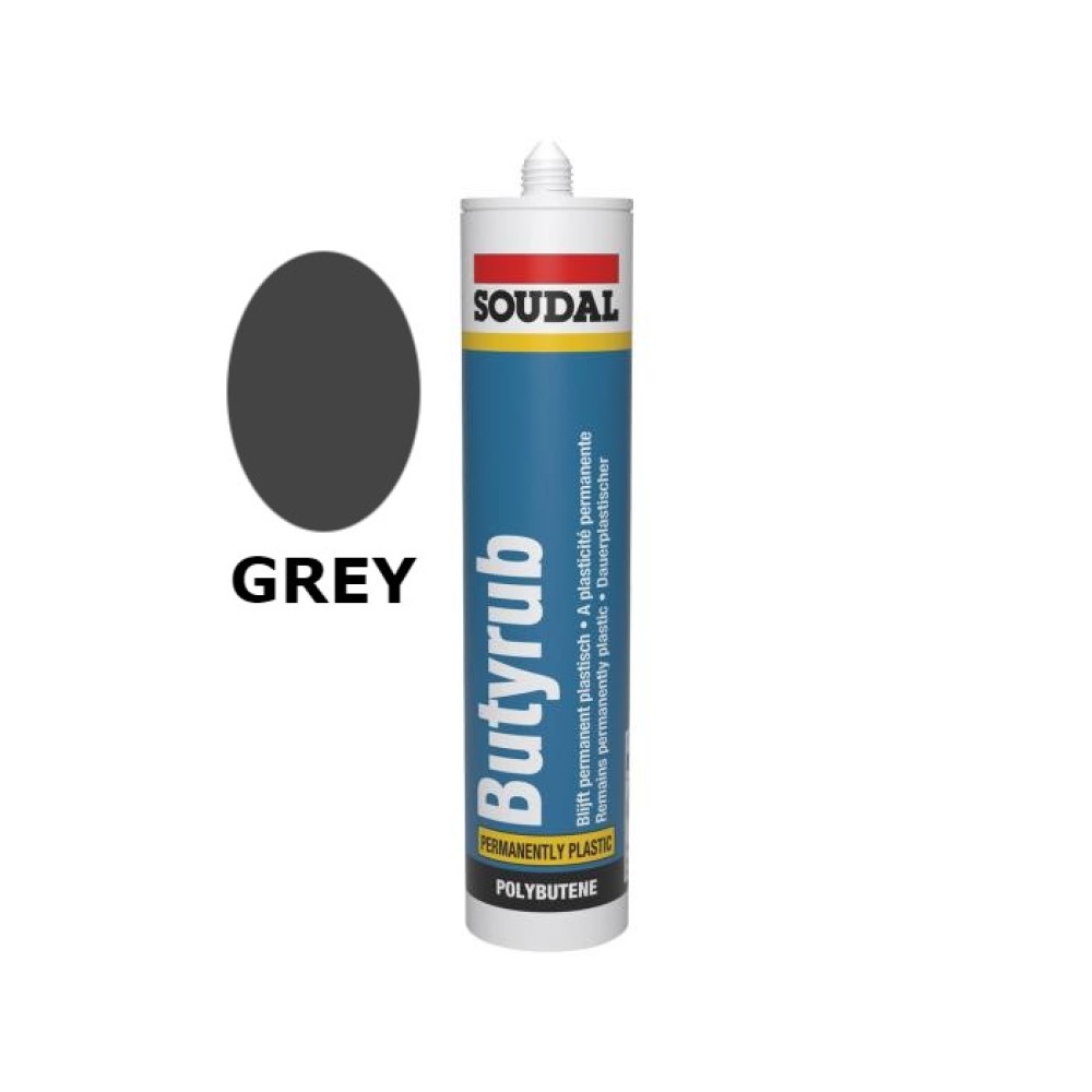 Soudal Butyrub Sealant (Seamseal CV) Grey - 3953237/G