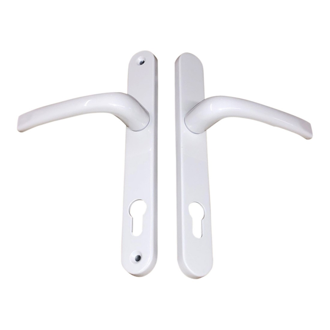 Ellbee UPVC Door Handles White - Static Caravan 210mm