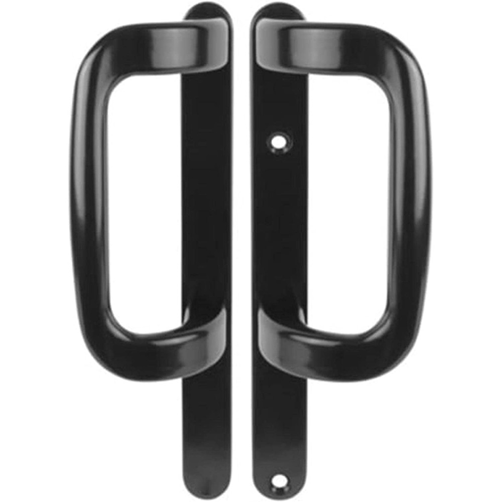 UPVC Inline Patio Door Handle XL Dummy Black - XL/D/B