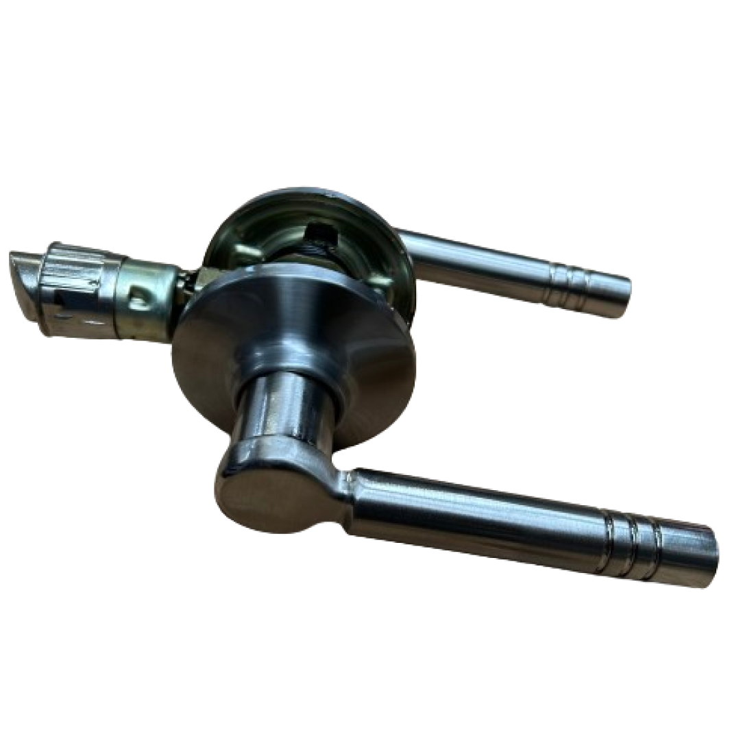 Grooved Round Bar Design Passage Set Satin Nickel 25mm Tube Latch ...