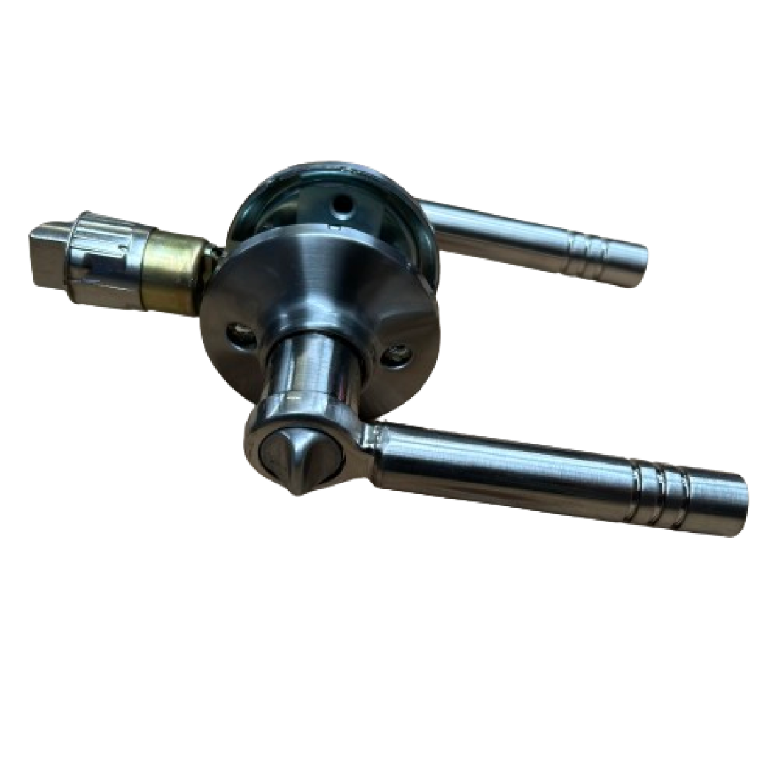 Grooved Round Bar Design Privacy Set Satin Nickel 25mm Tube Latch ...