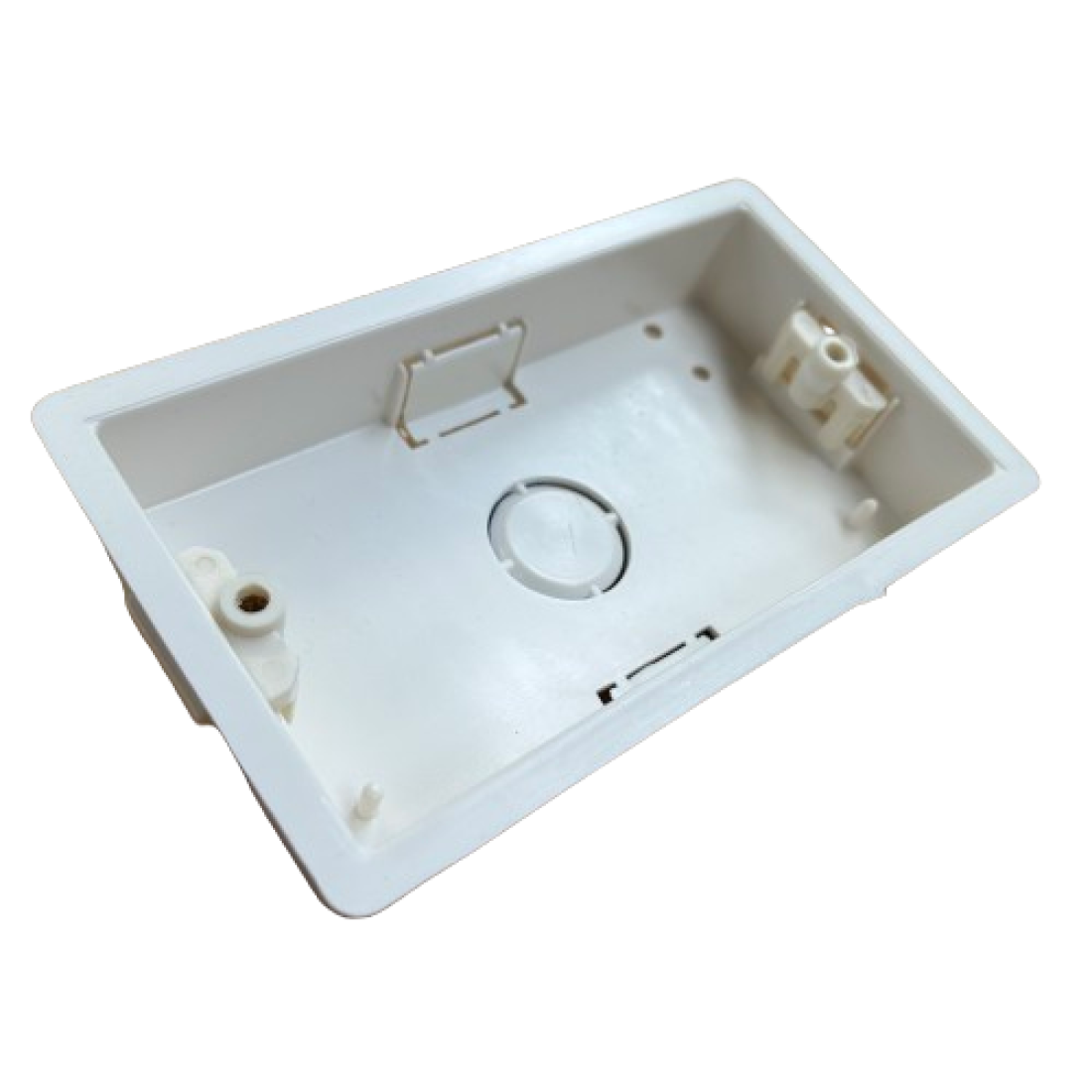 Double Cavity Back Box 25mm Deep Cream - CAV25D