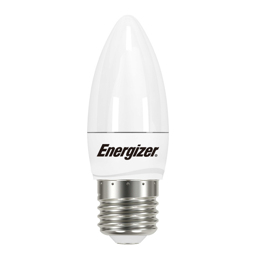 Energizer LED Candle 5.9W Opal Warm White E27 (ES) 40W Equiv - S8881