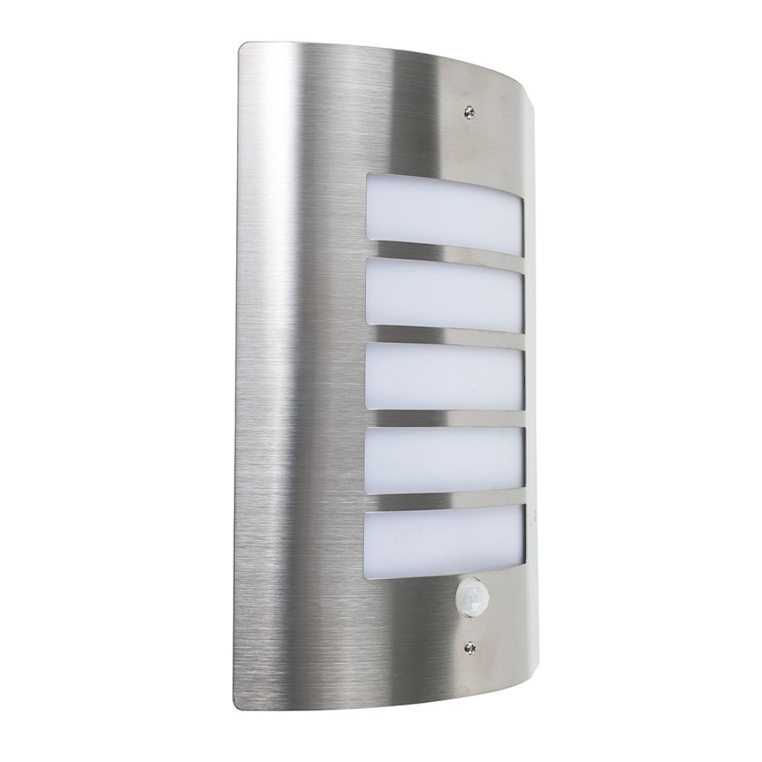 Exterior Pir Wall Light Brushed Stainless Steel - 19096