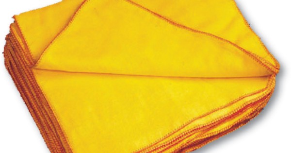 Cotton Dusters Economy Yellow Duster (Pack of 10) - YD10