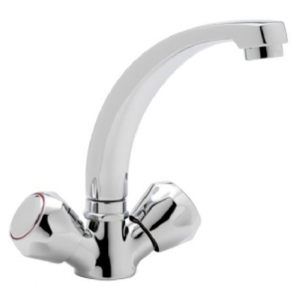 CAPRI CHROME MONOBLOC MIXER TAP - GKT016