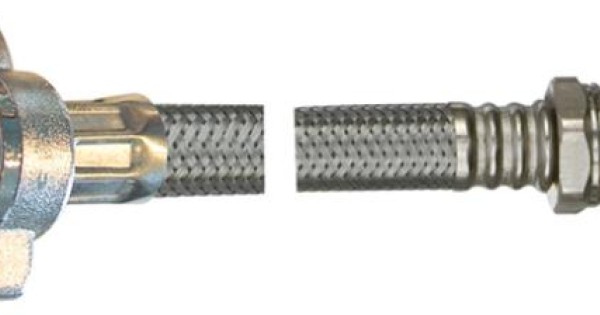 FLTC Hand Tighten Flexible Connector 15mm x 1/2" x 300mm Long - 3784333