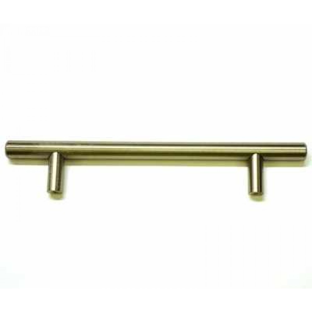 T Bar Cupboard Handle Brushed Nickel 160mm - Tbar160