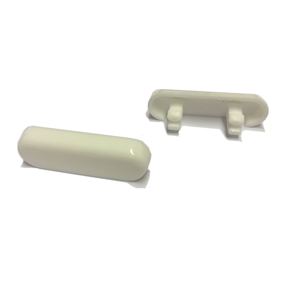 uPVC Window Drain Caps White Pack of 10 - 3576895/WHI