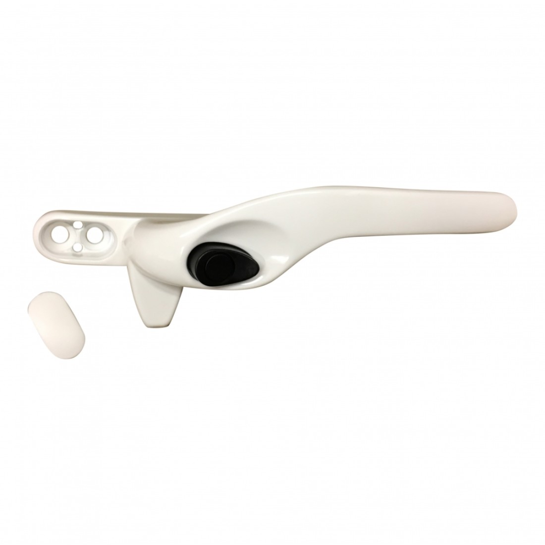 Eltherington Cockspur Window Handle Right Hand White - ELTRHW